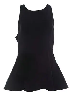 Prabal Gurung Peplum Round-neck Top