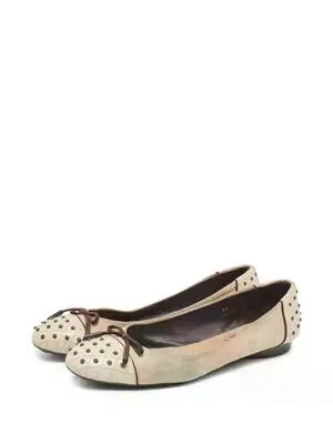 TOD'S Stud-embellished Ballet Flats