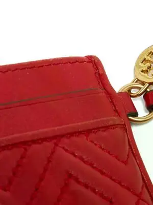 Tory Burch Pre-owned Quilted Leather Card Holder