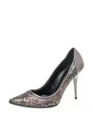 Burberry 110mm Nova Check Heeled Pumps