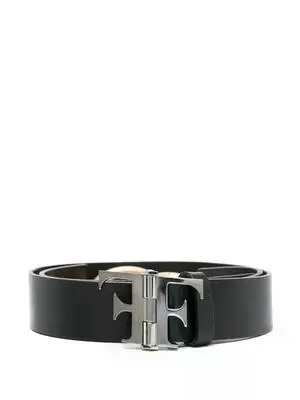 Gianfranco Ferre 1990s Logo-buckle Belt - Black