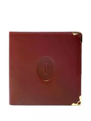 CARTIER 2000s Must Leather Wallet - Red