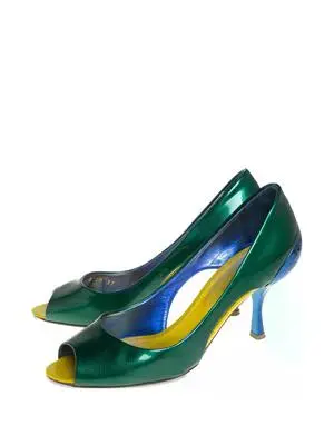 SERGIO ROSSI 80mm Leather Heeled Pumps