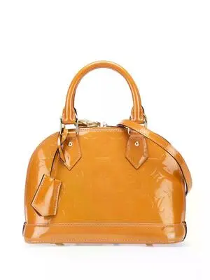 LOUIS VUITTON Monogram Vernis Alma Bb Satchel