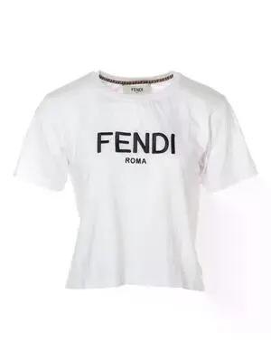 Fendi Embroidered T-shirts For Women