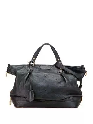 LOUIS VUITTON 2010 Monogram Mahina Stellar Pm Satchel - Black