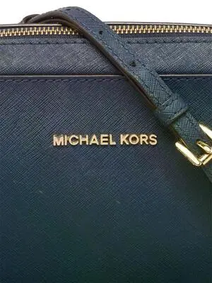 Michael Kors Logo-lettering Crossbody Bag - Blue