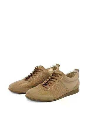 LOUIS VUITTON Suede Lace-up Sneakers