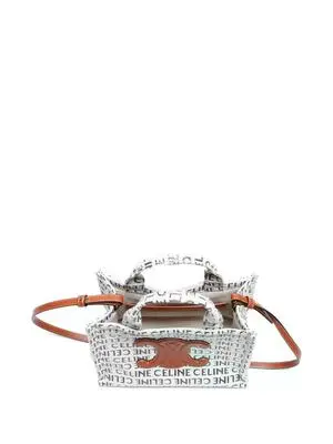 Celine Cabas Thais Tote Bag - White