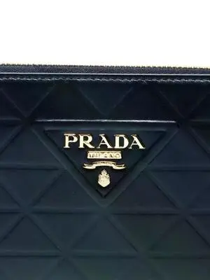 Prada 2020-2025 Triangle-logo Zip Wallet