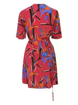 Diane Von Furstenberg Printed Wrap Dress