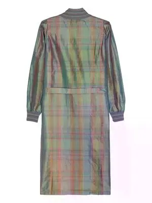 Missoni 1970s Plaid-check Silk Coat