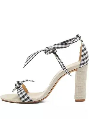 ALEXANDRE BIRMAN 100mm Gingham Heeled Sandals