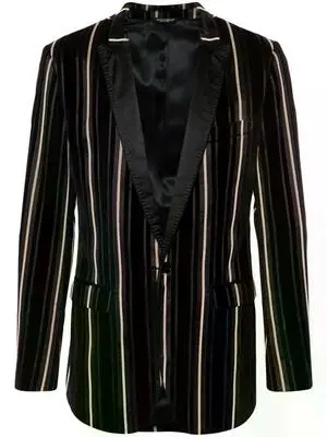Dolce & Gabbana 2000s Peaked Lapels Striped Blazer