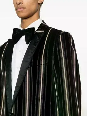 Dolce & Gabbana 2000s Peaked Lapels Striped Blazer