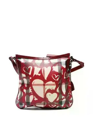 Burberry Heart Nova Check Shoulder Bag