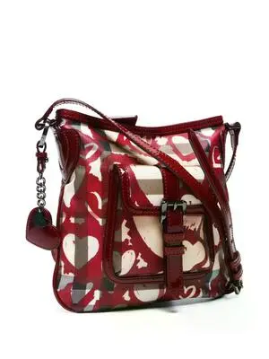Burberry Heart Nova Check Shoulder Bag
