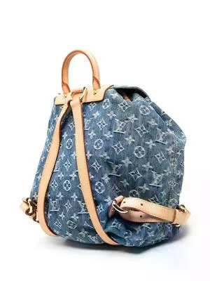 LOUIS VUITTON 2003 Monogram Denim Backpack