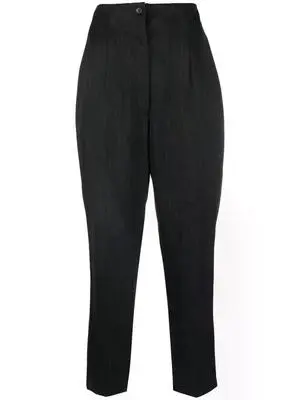 Dolce & Gabbana 1990s High-waist Cropped Trousers - Grey