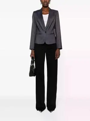 FERRAGAMO 2000s Single-breasted Peplum Blazer