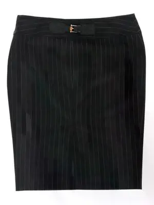 Gucci 2000s Pinstripe Mini Skirt