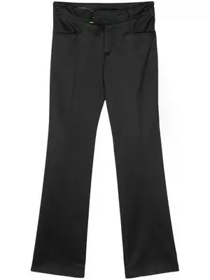Gucci 2000s Buckle-detail Trousers