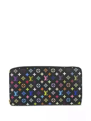 LOUIS VUITTON Logo Print Wallet - Black