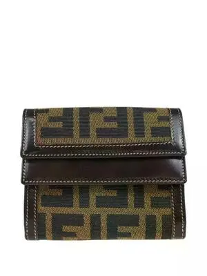 Fendi 1990-2000 Zucca Wallet - Brown