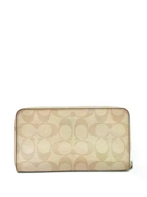 COACH Pre-owned Monogram Zip-around Wallet