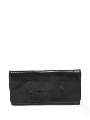 Chloé Leather Wallet - Black
