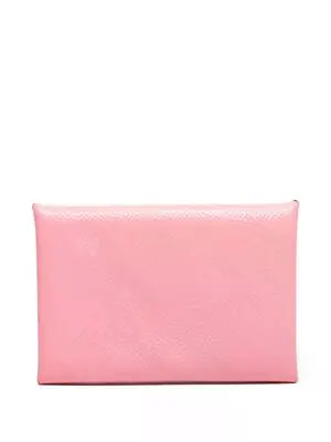 Hermès 2023 Calvi Coin Holder - Pink