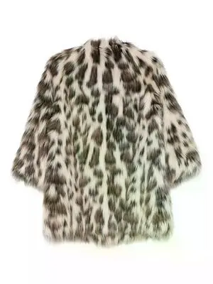 Prada Leopard-print Faux-fur Coat