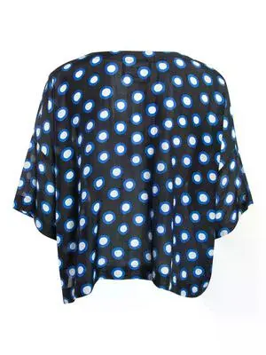 Moschino Polka Dot-print Ruffled Blouse