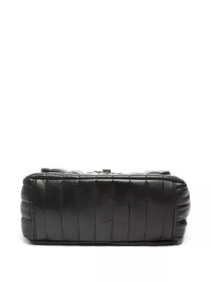 Balenciaga Monaco Quilted Logo-plaque Shoulder Bag - Black
