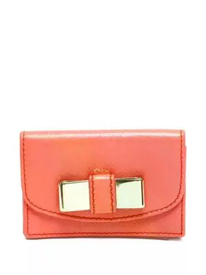 Chloé 2000s Ribbon Cardholder - Orange