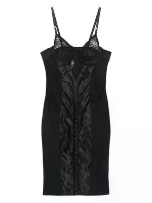 Dolce & Gabbana Lace-detailed Midi Dress - Black