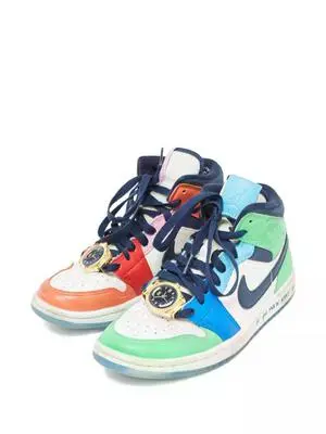 Nike Air Jordan X Melody Ehsani 1 Mid Fearless Sneakers