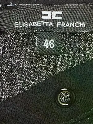 Elisabetta Franchi Lace-up High-low Blouse