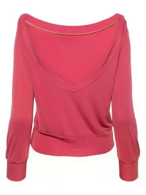 Emilio Pucci 2000s Open-back Jersey Blouse