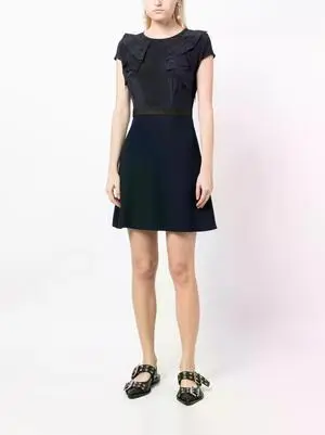 Miu Miu A-line Dress With Ruffle Detailing