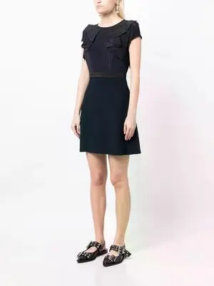 Miu Miu A-line Dress With Ruffle Detailing