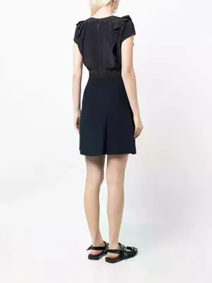 Miu Miu A-line Dress With Ruffle Detailing