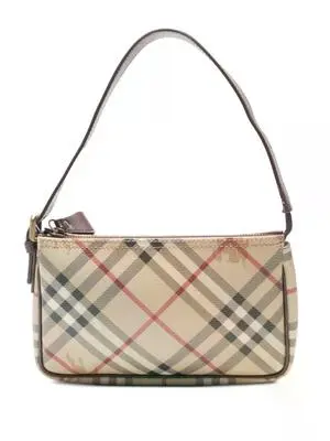 Burberry 1990-2000s Check Shoulder Bag