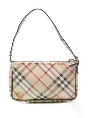 Burberry 1990-2000s Check Shoulder Bag