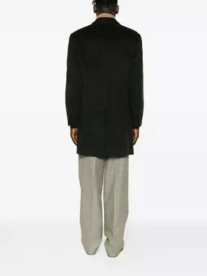 A.N.G.E.L.O. VINTAGE CULT 1990s Single-breasted Wool-cashmere Coat - Grey