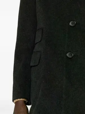 A.N.G.E.L.O. VINTAGE CULT 1990s Single-breasted Wool-cashmere Coat - Grey
