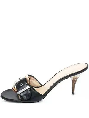 Casadei 70mm Buckle-detailed Sandals - Black
