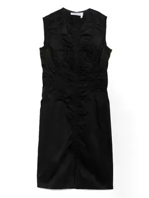 Saint Laurent Crewneck Day Dresses