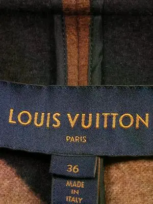 LOUIS VUITTON Wool Poncho