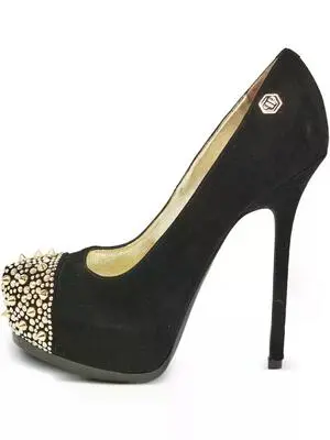 Philipp Plein 120mm Studded Platform Pumps
